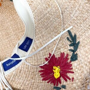 Hat Attack | Accessories | Hat Attack Floral Straw Charlotte Sun Hat In ...